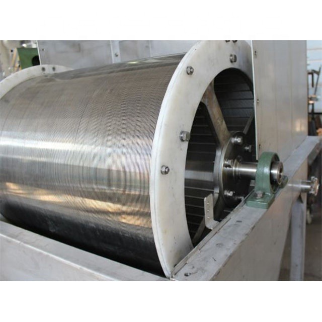 Hotels Rotary Drum Filter Screen For Meat Processing Sewage Treatment Plant